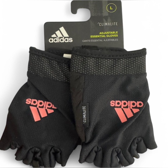 adidas | Accessories | Adidas Essential Adjustable Fingerless Workout ...